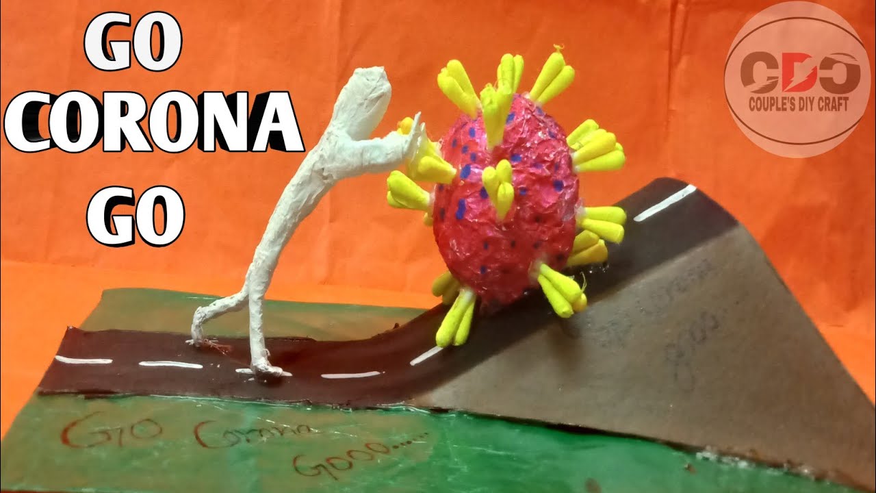 Making Coronavirus warriors 3D Craft Model/Coronavirus Craft/Corona ...