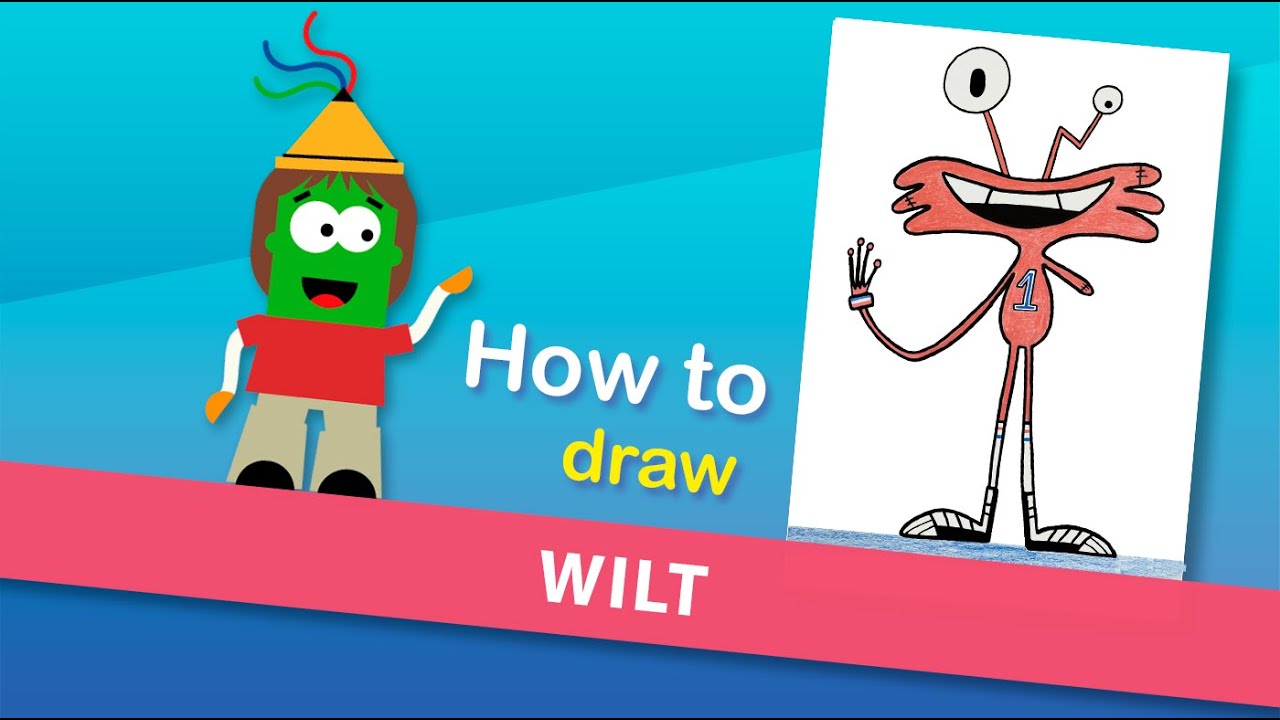 How to draw a red Wilt from "Foster's Home for Imaginary Friends ...