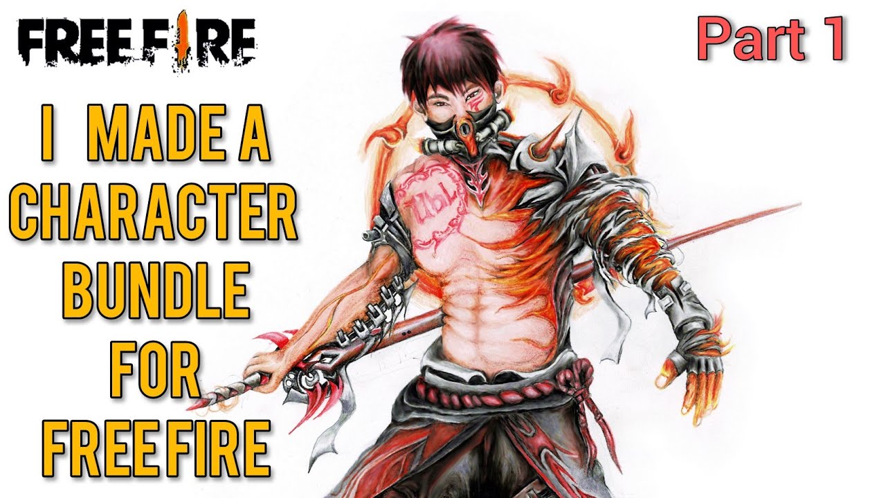 I MADE A CHARACTER, BUNDLE, FOR GARENA FREE FIRE PART 1 - YouTube