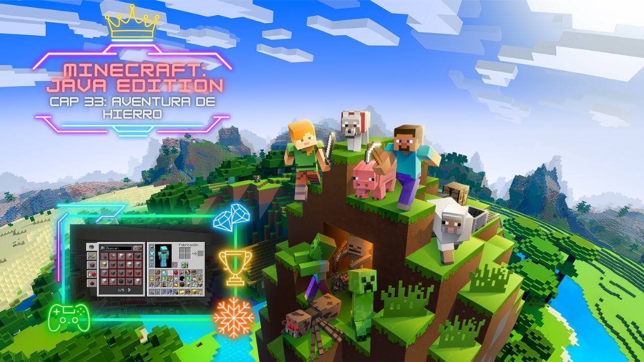 Minecraft: Java Edition - Cap 33: Aventura de Hierro - YouTube