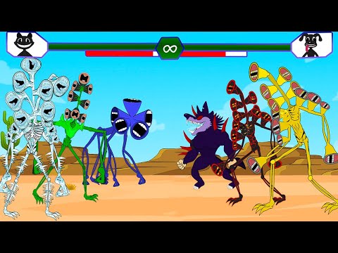 Siren Head Gold, Cartoon Cat, Cartoon Dog Play Game 2 - Roblox Piggy Animation - GV Studio