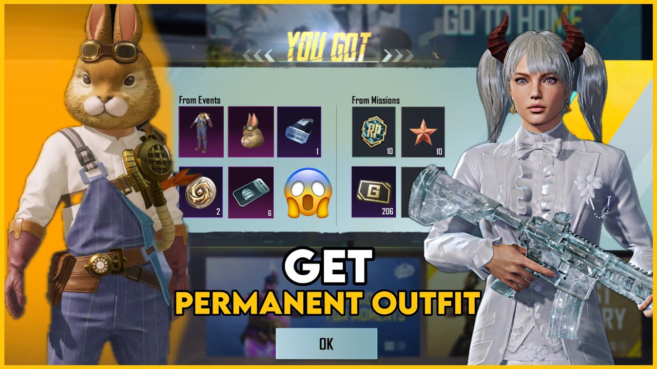 GET PERMANENT BUNNY OUTFIT,BACKPACK,FRAME & FREE REWARDS | NEW EVENTS ...