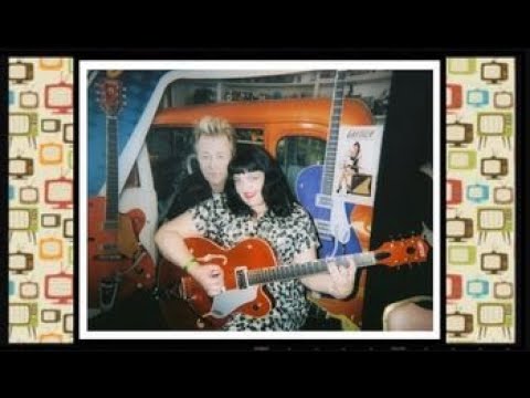 TEDDY BOY WARD & ROCKIN' JULIE VISIT BRIAN SETZER'S GRETCH GUITARS ...