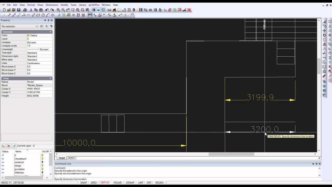 Placing the footprint of a dwelling in a landscape CAD drawing - YouTube
