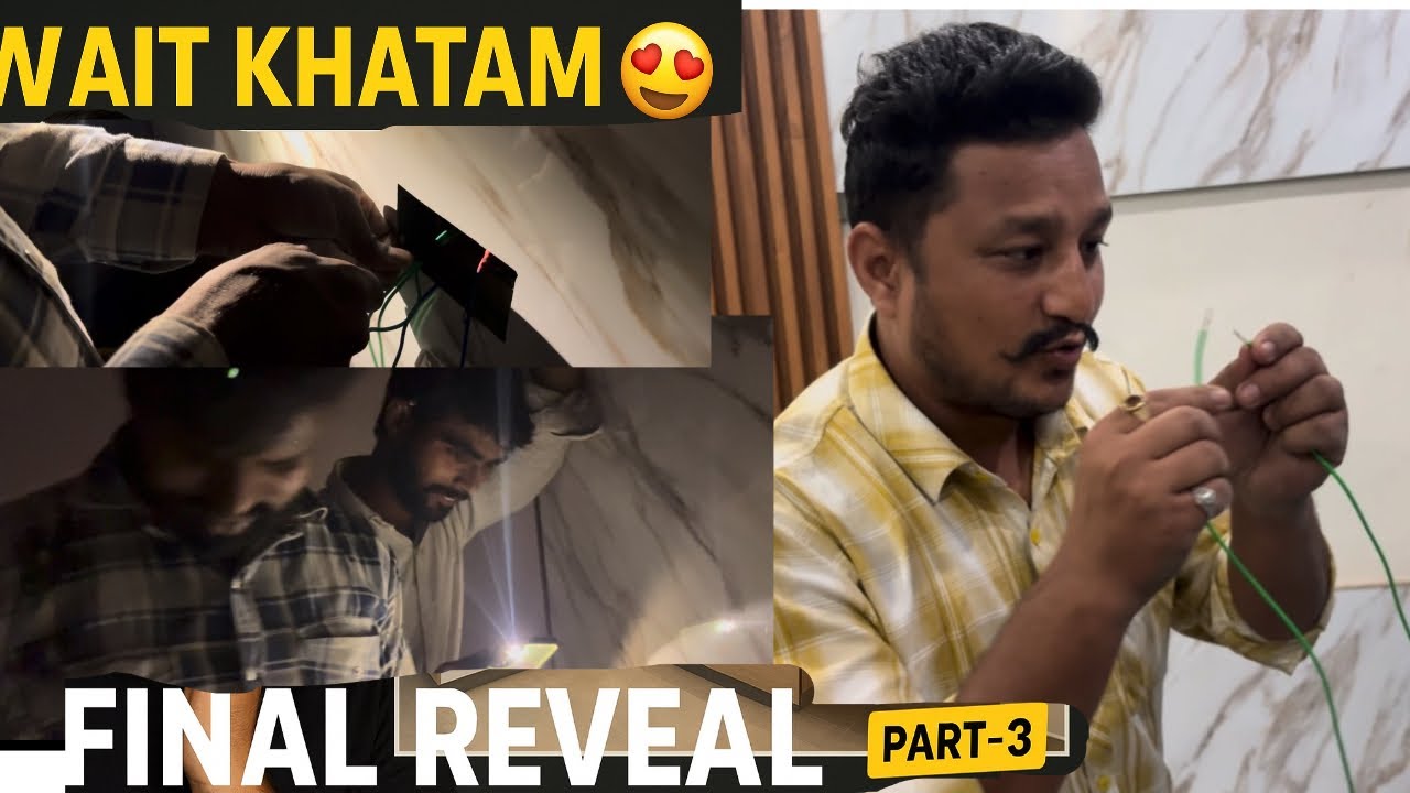 “Wait Khatam Final Modular Kitchen & TV Panel Reveal - YouTube