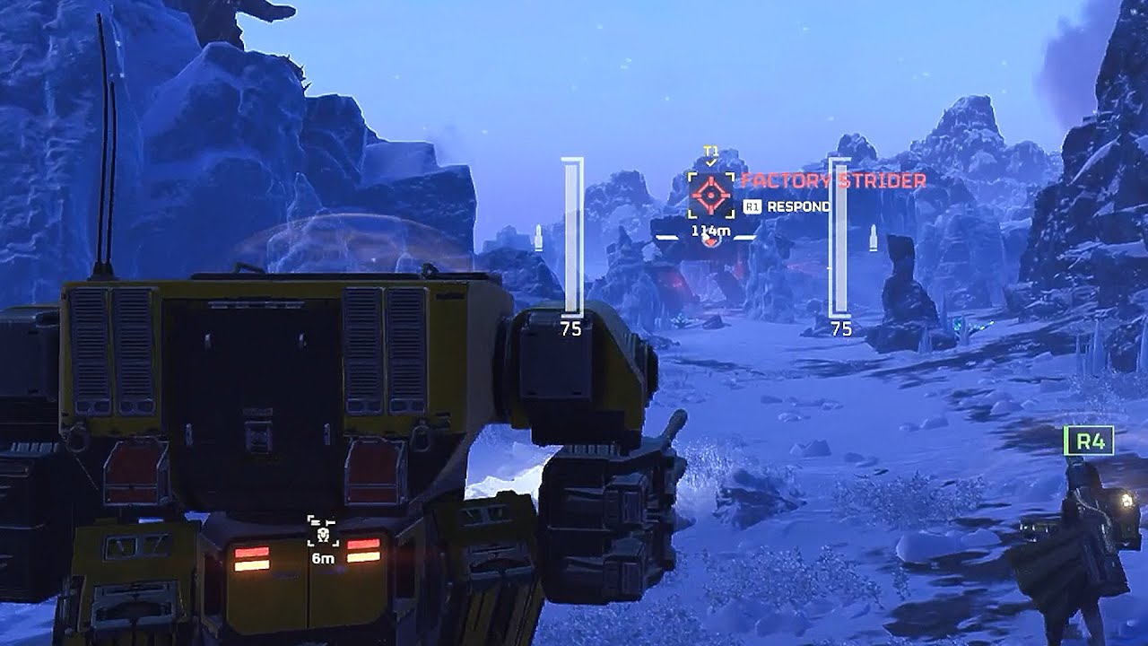 Helldivers 2 NEW EXOSUIT vs STAR WARS AT-AT WALKER (Factory Strider ...