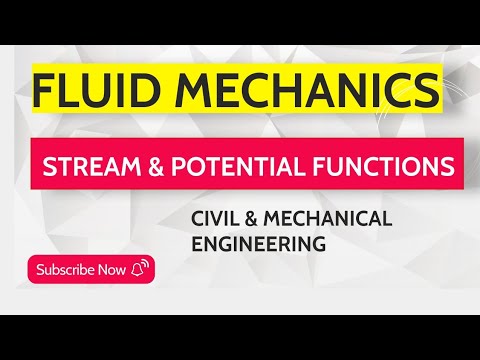 The stream function for an incompressible, two dimensional flow field ...