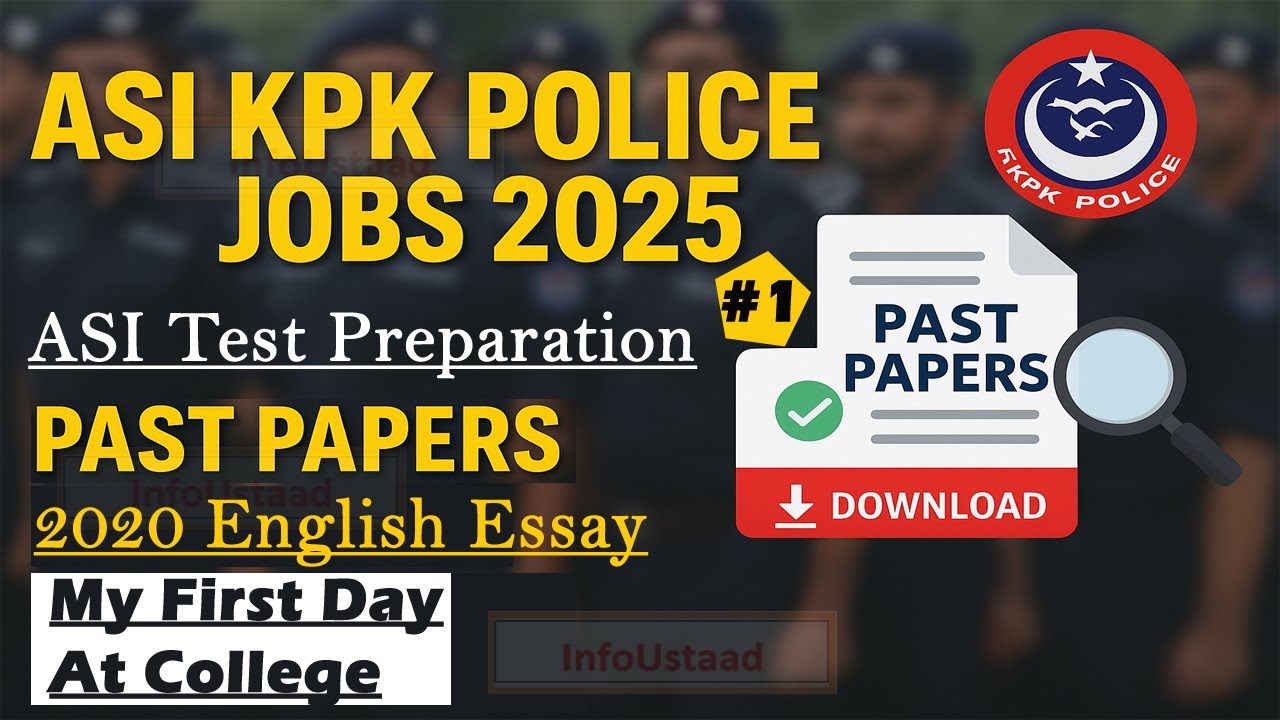 ASI Past Papers KPK | How to Write Essay for ASI KPK Police Jobs 2025 ...