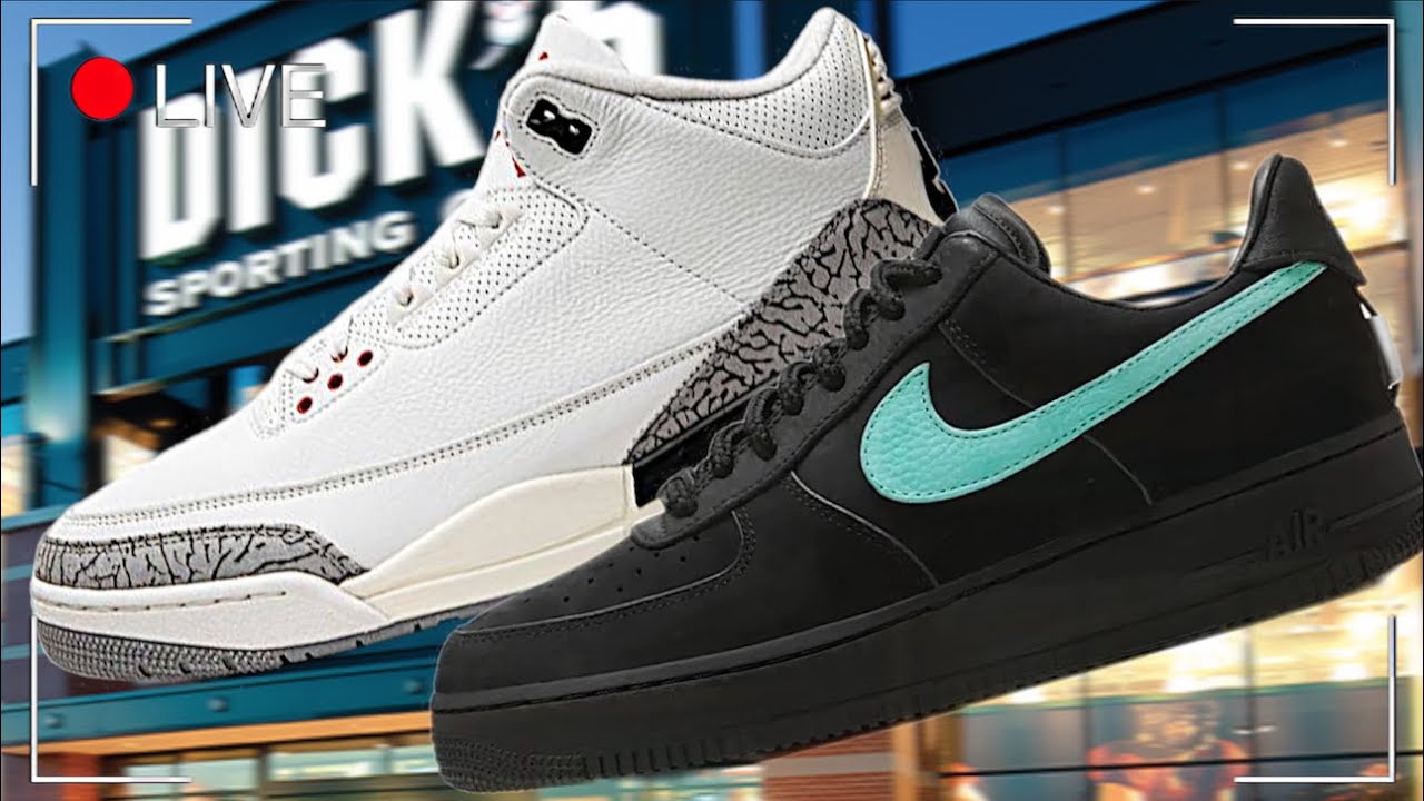 BE READY AT DSG FOR JORDAN 3 REIMAGINED WHITE CEMENT & TIFFANY & CO ...