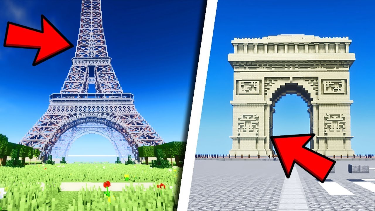 ILS ONT CONSTRUIT PARIS DANS MINECRAFT ! - YouTube