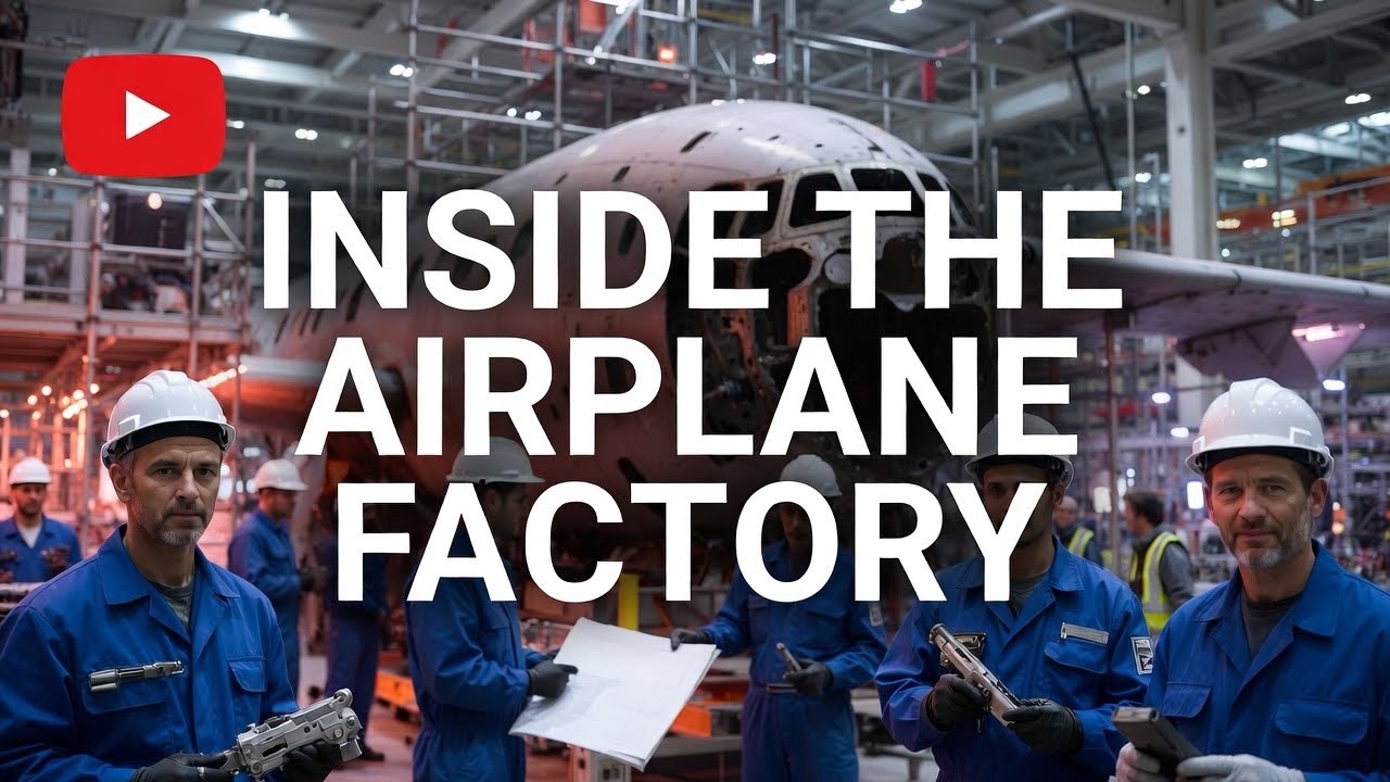 Airplane manufacturing process. - YouTube