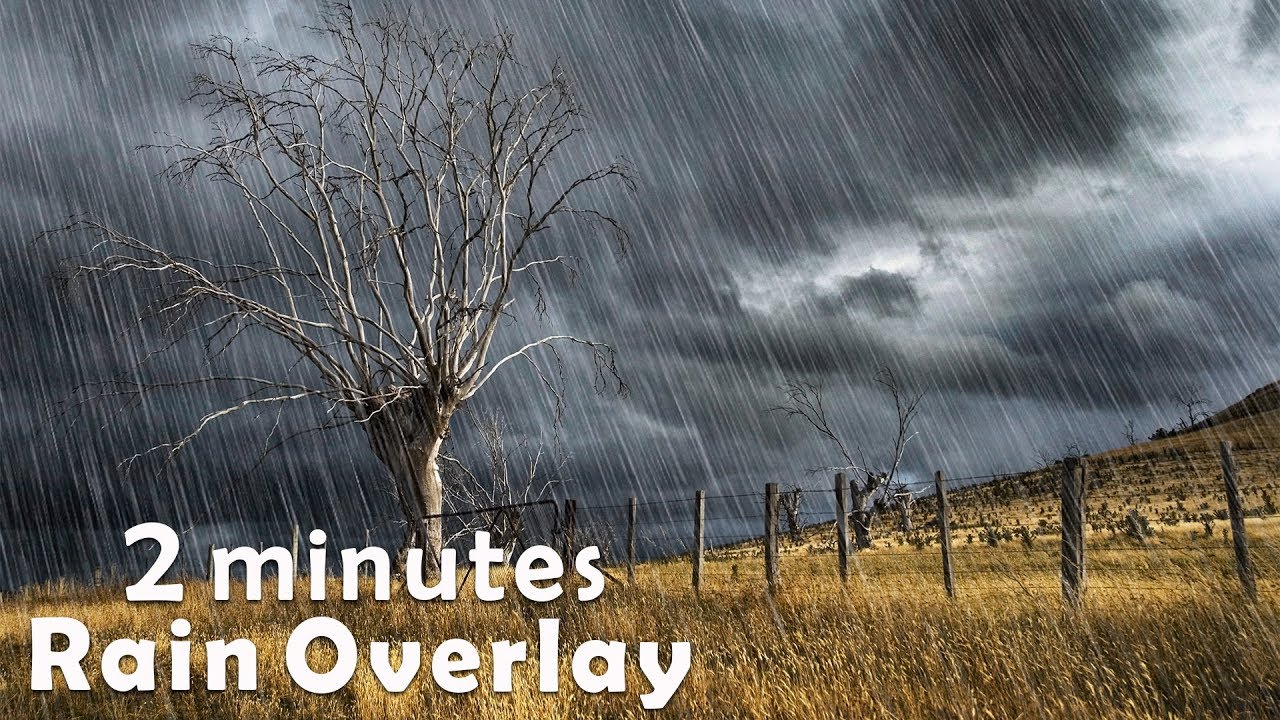 Photoshop Rain Effect Tutorial (Download Free Rain Overlay) - YouTube