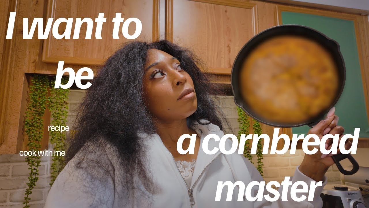 The Cornbread Episode | I make cornbread from scratch cook with me ...