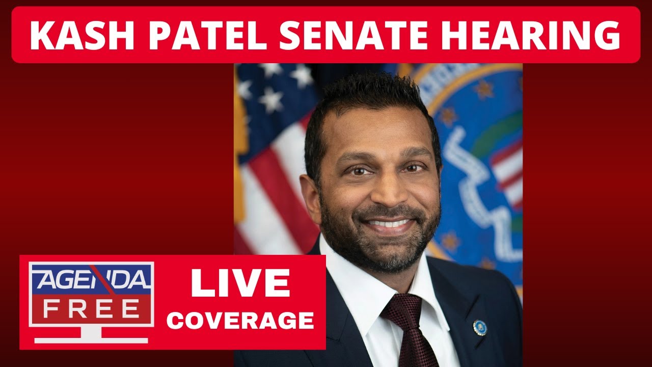 Kash Patel Senate Hearing - LIVE Breaking News Coverage - YouTube