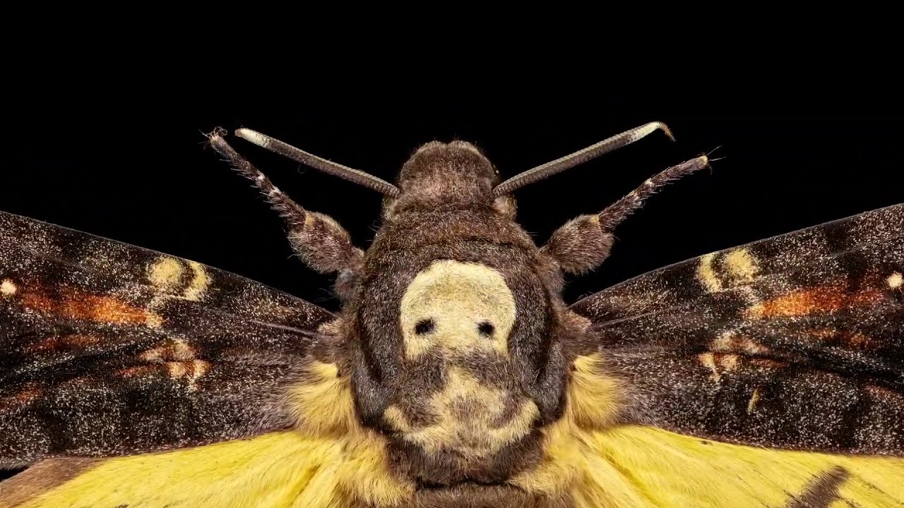 BES MacroPro Photography: Death's-head Hawkmoth macro animation - YouTube
