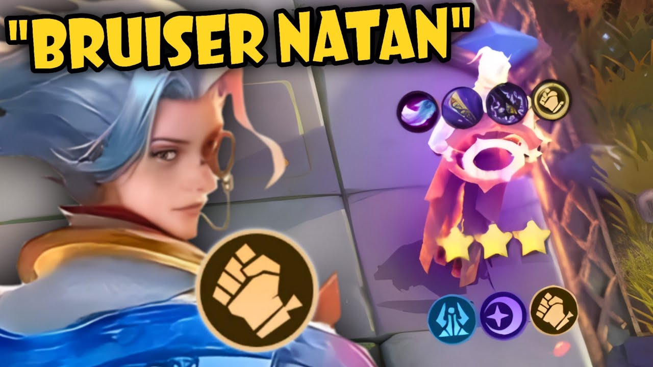 CRAZY NATAN BRUISER 100% FULL DAMAGE !! MUST WATCH !! MAGIC CHESS GO GO ...