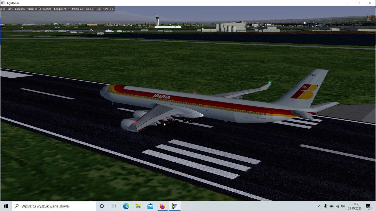 latam a340 na Flight geard - YouTube