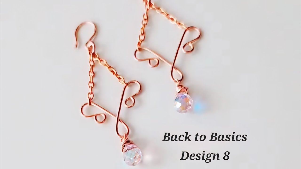 Back to Basics Ep. 8 | Easy Wire Wrap Earrings Tutorial for Beginners ...