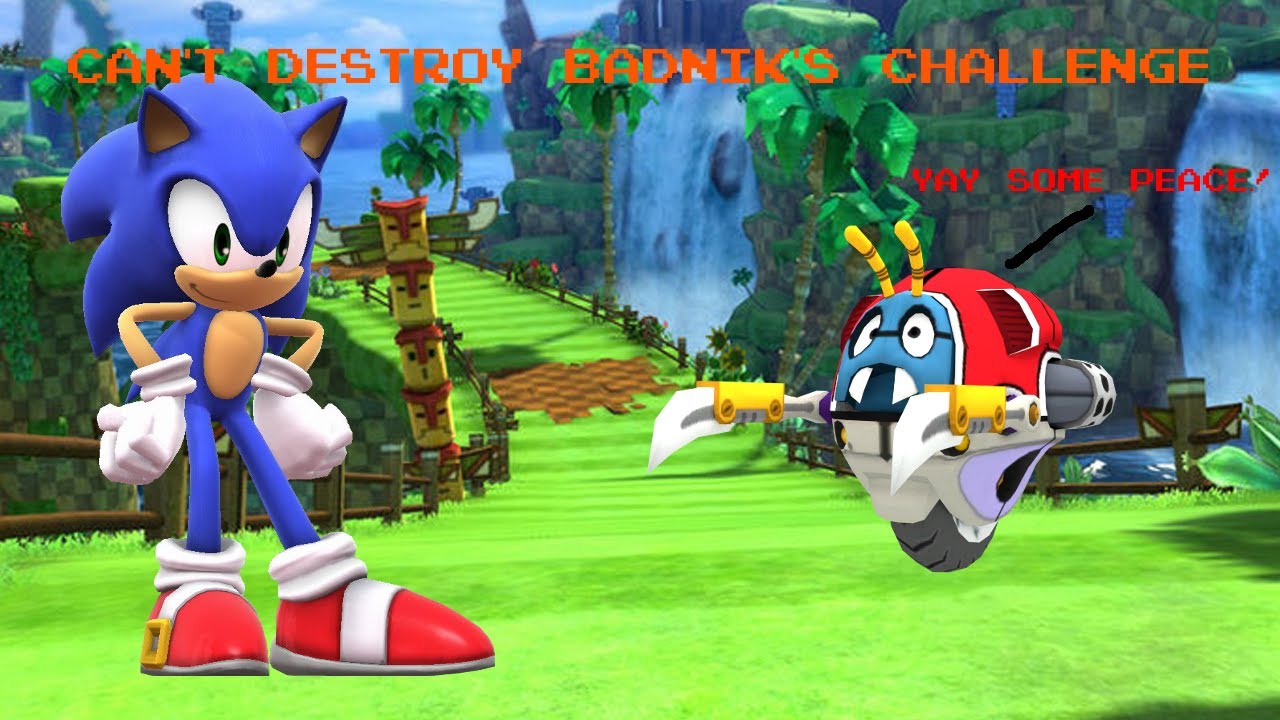If I destroy 5 Badniks, I lose (Sonic Game Challenge 1# - YouTube