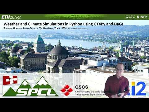 Weather and Climate Simulations in Python using GT4Py and DaCe - YouTube