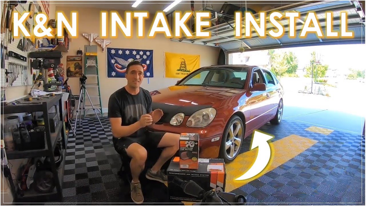 Lexus GS400 K&N Intake System Install (dyno results & acceleration runs ...