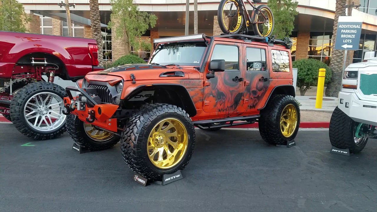 DUBSandTIRES.com Grid GF-09 14KT Gold Paint Wheels Jeep Wrangler Sahara ...