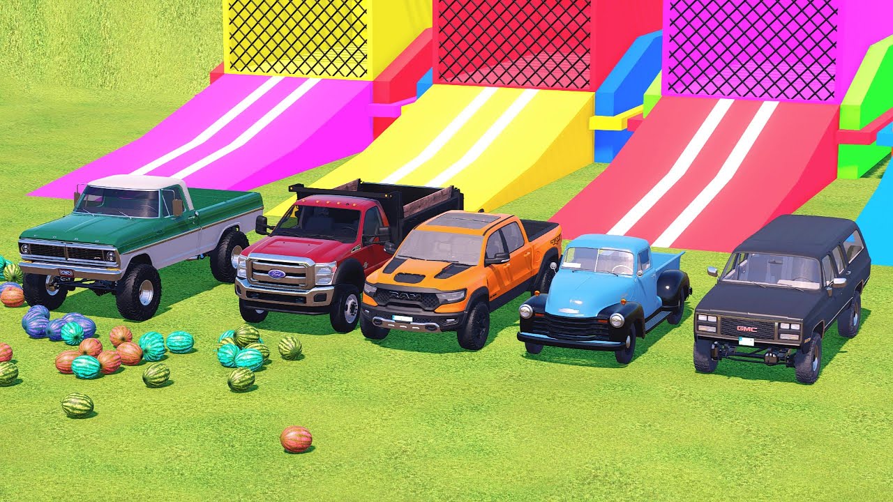 FORD, GMC, JEEP PICKUP CAR FUN ADVENTURE TRAVEL RACING POLICE ...