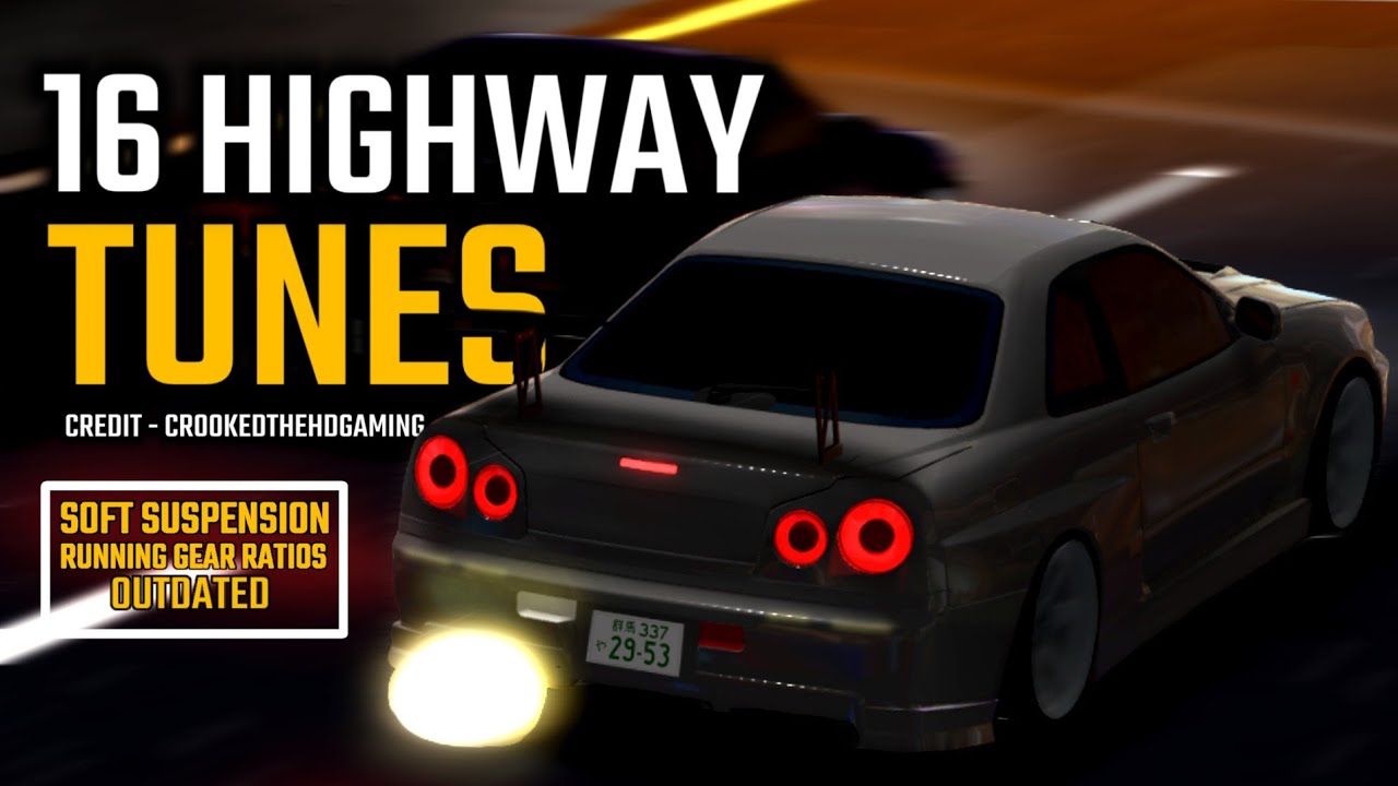 [OUTDATED] 16 FAST HIGHWAY TUNES | Midnight Racing Tokyo (Roblox) - YouTube