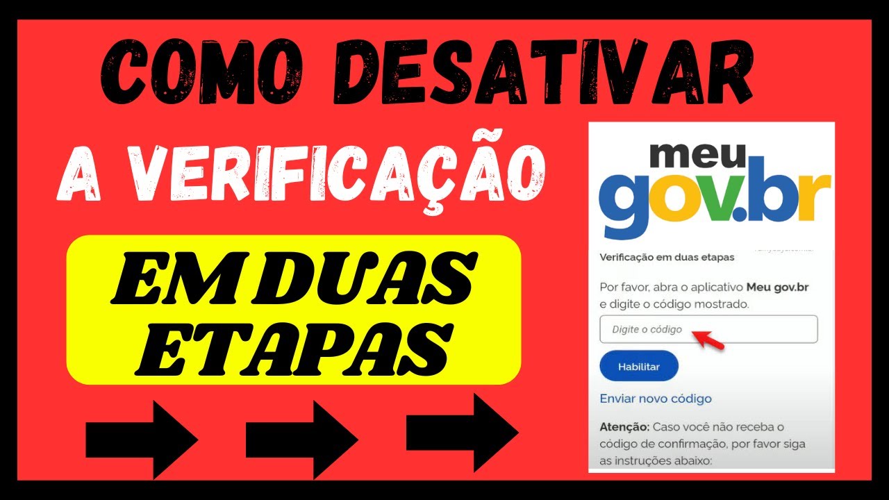 COMO DESABILITAR A VERIFICAÇÃO DE DUAS ETAPAS - YouTube