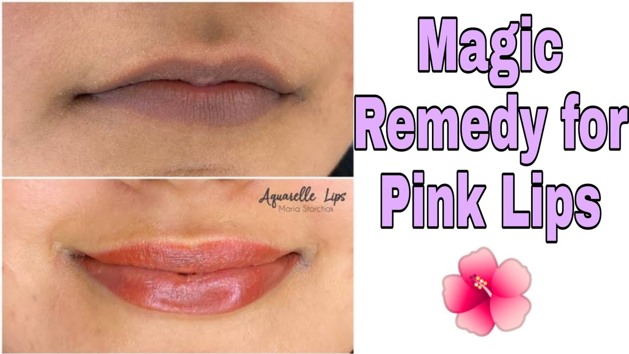 How to lighten Dark Lips | Pink Lips Remedy | Mayaaa Remedies - YouTube