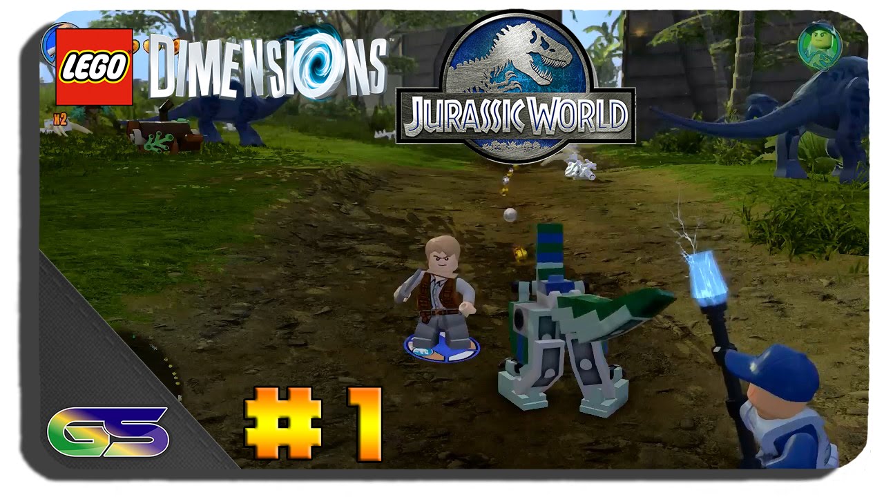 Lego Dimensions - Jurassic World Hub 100% Completion Part 1 - YouTube
