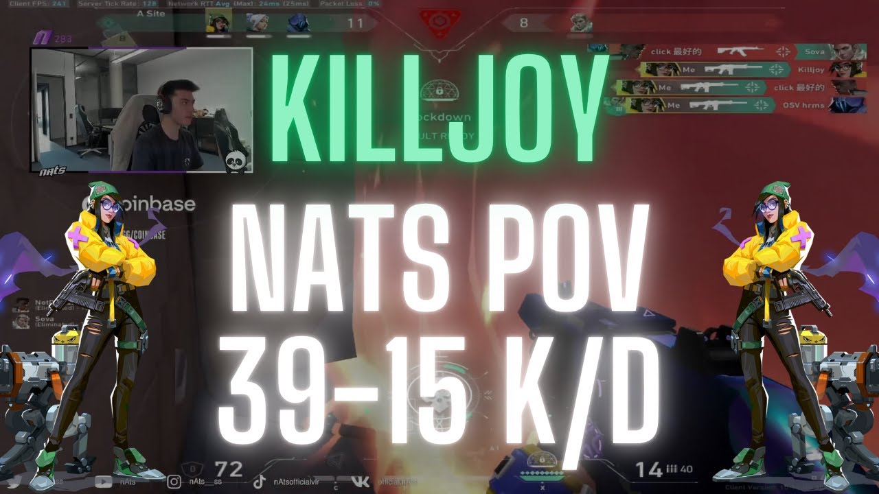 Liquid nAts POV Killjoy on Ascent 39-15 K/D (VALORANT Pro POV) - YouTube