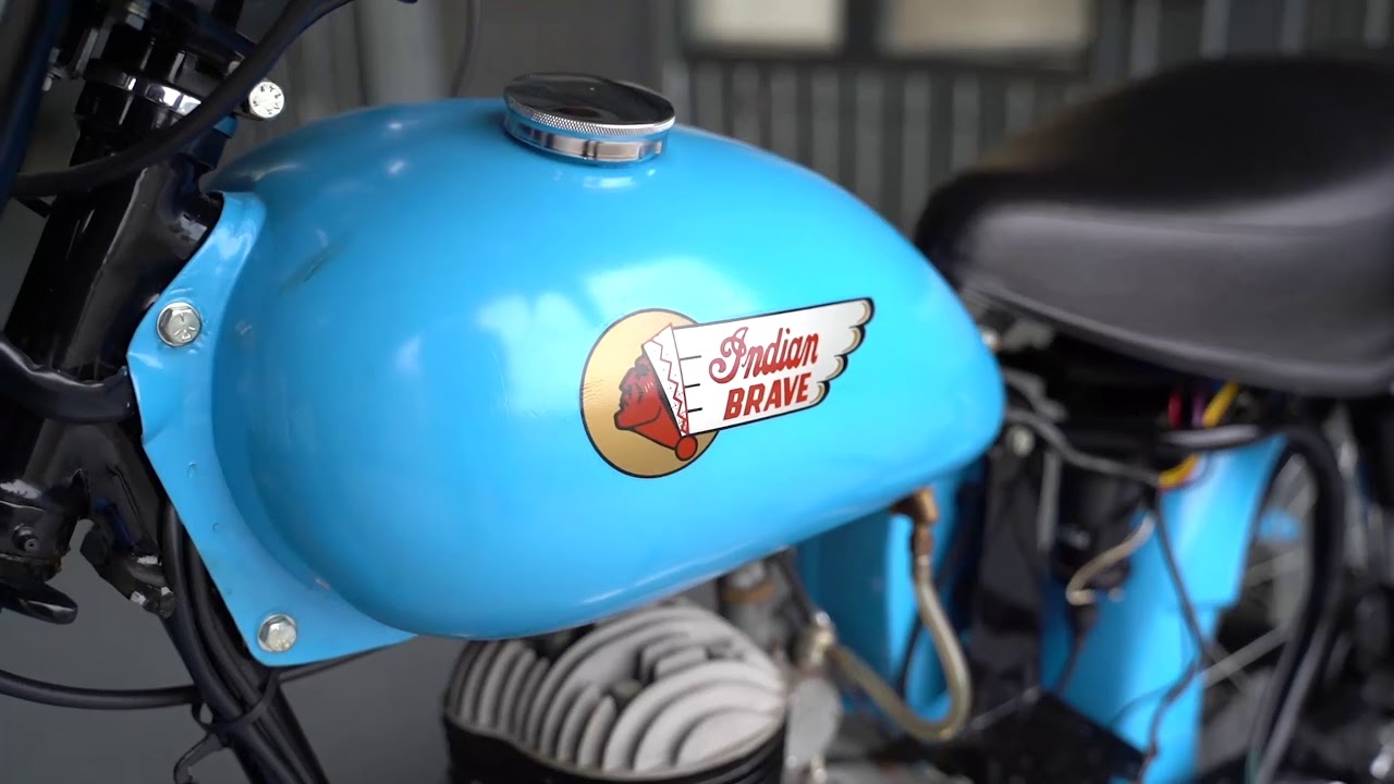 1956 Indian Brave 250 - YouTube