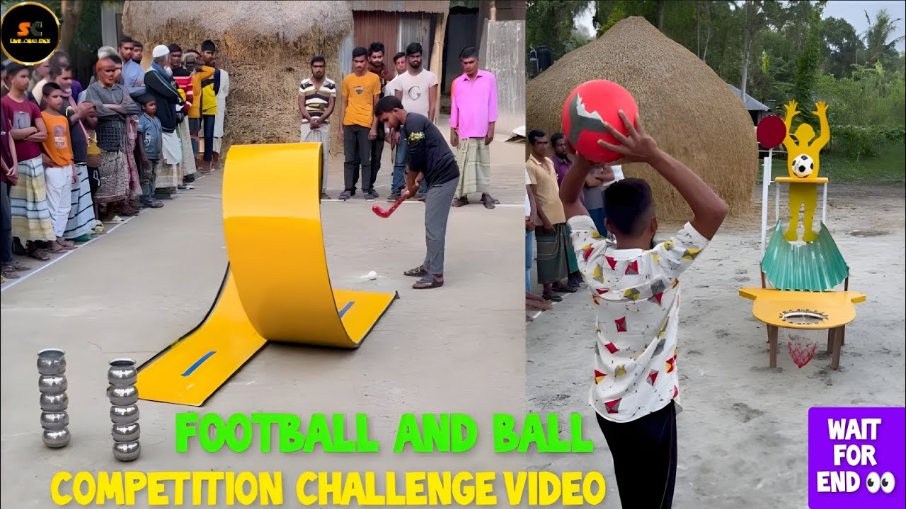 Football And Ball Competition Challenge Video 😧 || Funny Video 😛 | Wait ...