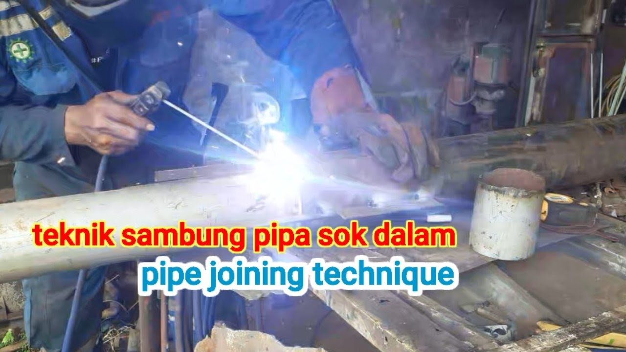 cara pengelasan | teknik menyambung pipa beda ukuran 4" ke 3" - YouTube