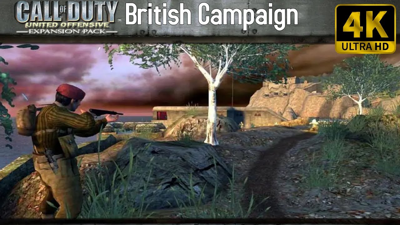 🎮 [4K] Call of Duty: United Offensive | Gameplay Walkthrough - British ...