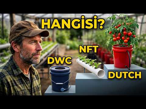 Topraksız Tarım Sistemleri Karşılaştırması: NFT vs DWC vs Dutch Bucket