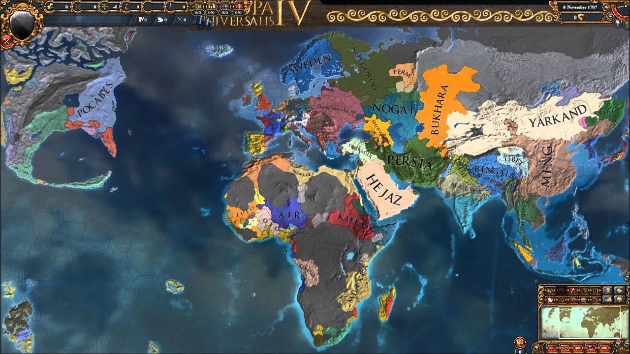 EU4 Cossacks Timelapse: With No Lucky Nations - YouTube