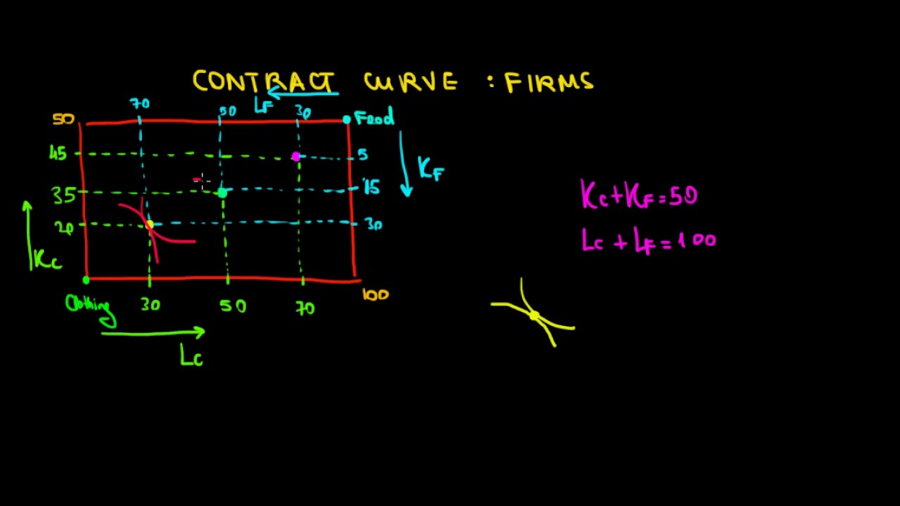 MICROECONOMICS I General Equilibrium I Contract Curve I Firms - YouTube