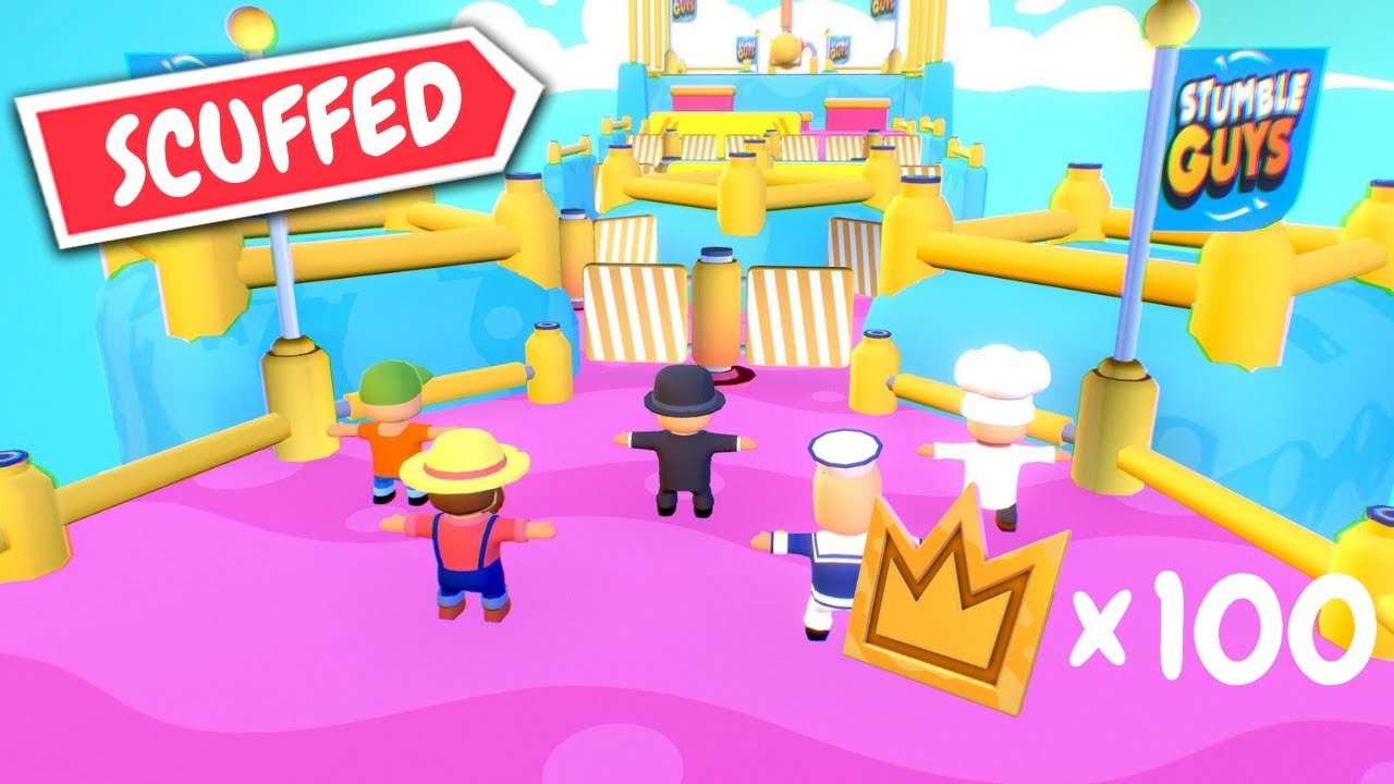 I PLAYED SCUFFED FALL GUYS (Stumble Guys) - YouTube