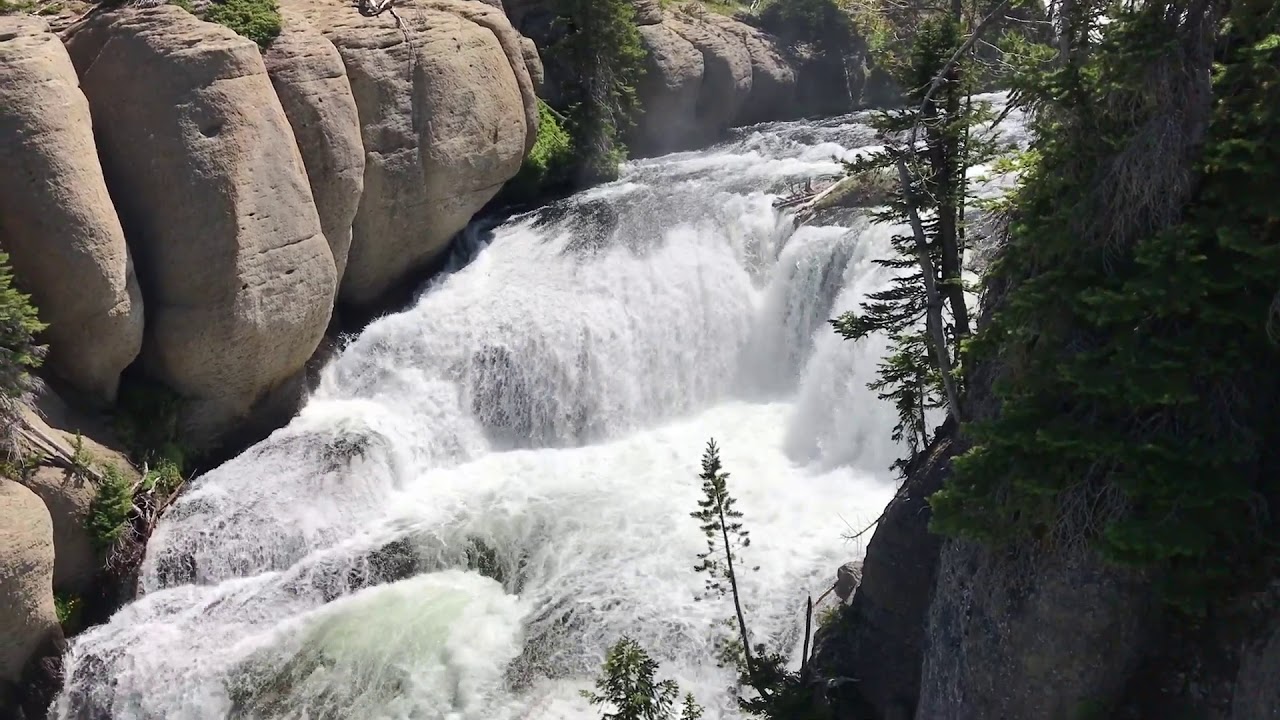Terraced Falls - Yellowstone - YouTube