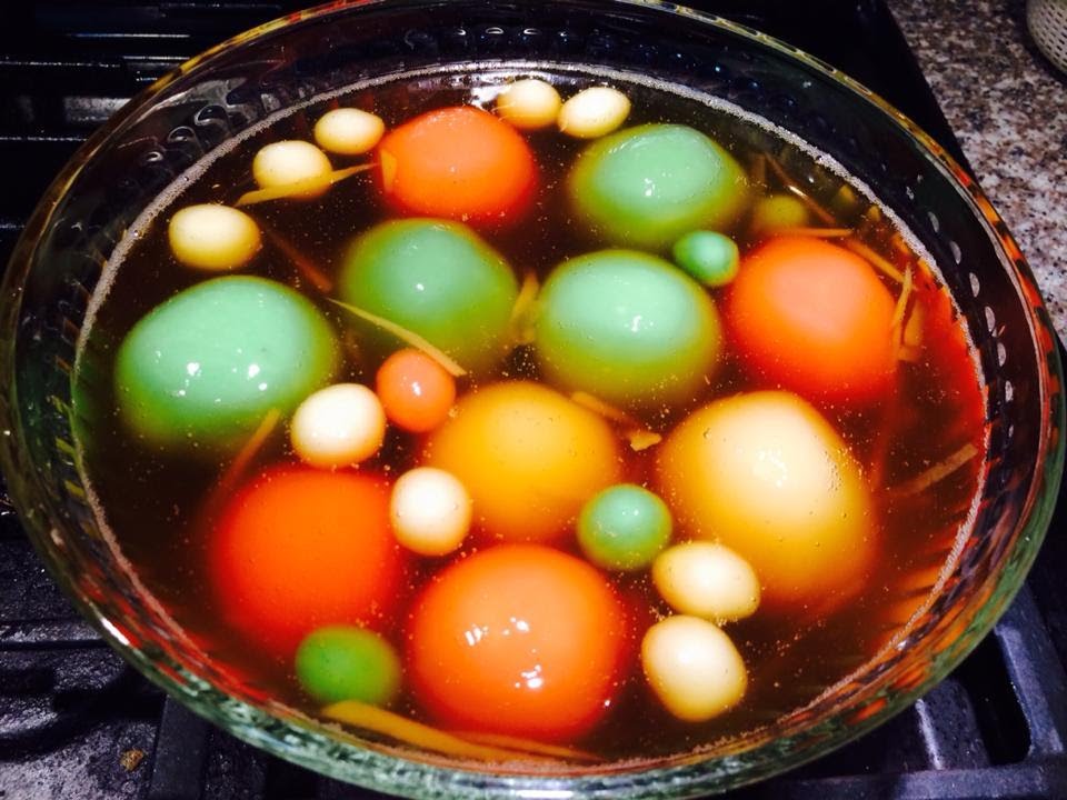 Glutinous Rice Balls in Ginger Syrup | Chè Trôi Nuớc - YouTube