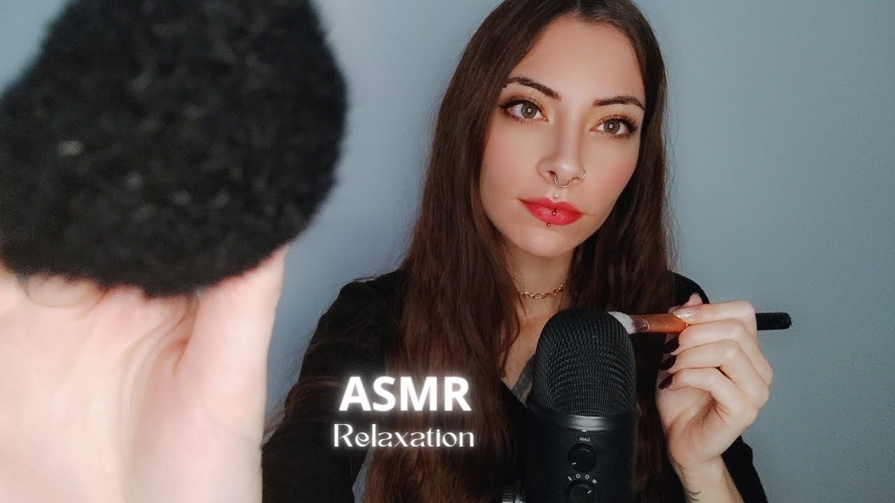 ASMR FRANCAIS | DETENTE ET RELAXATION AVEC PINCEAUX (TRACING, VISUEL ...