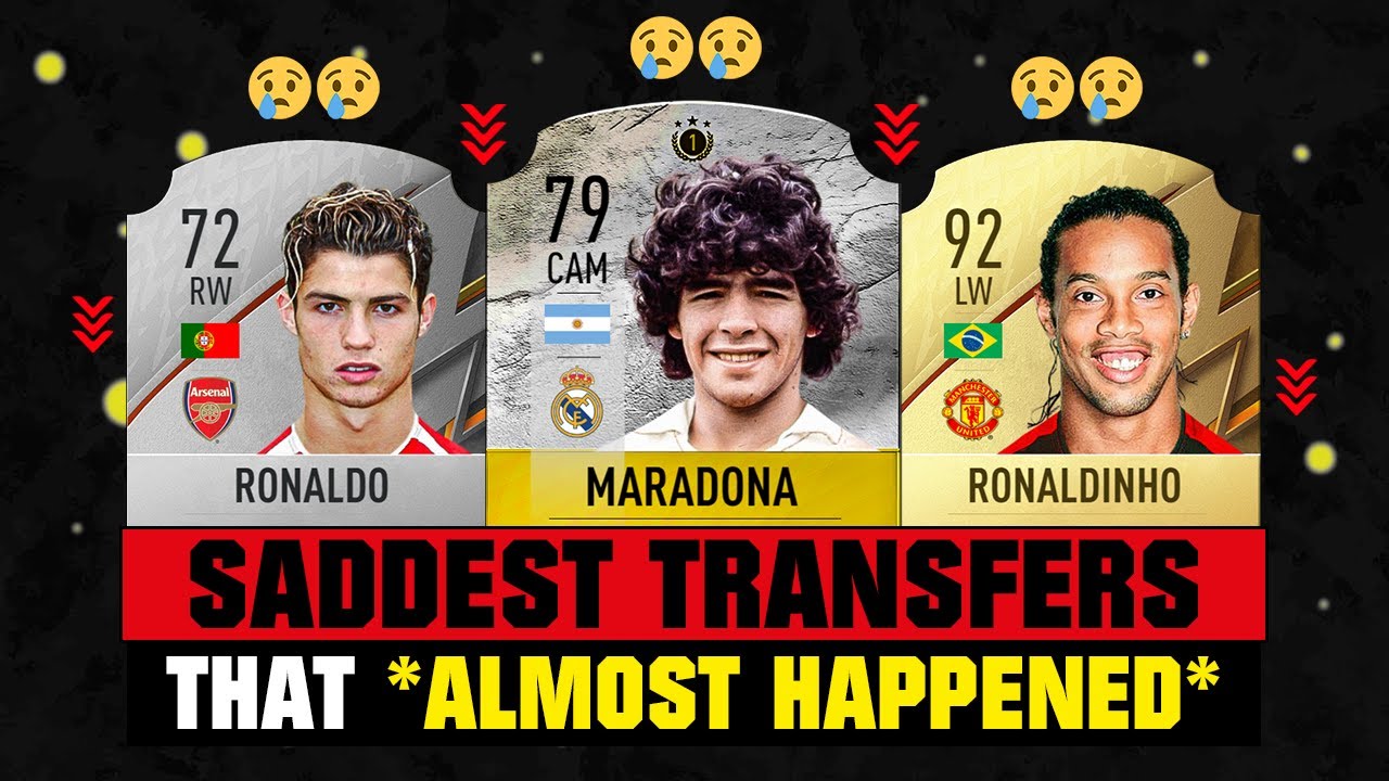 SADDEST TRANSFERS That ALMOST HAPPENED in FIFA! 😔💔 - YouTube