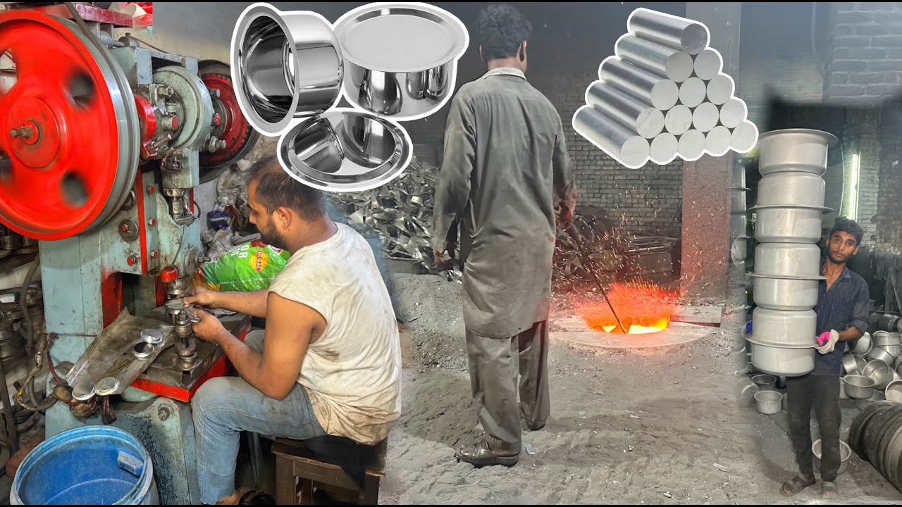 Recycling Process of Old Metal Scrap to Make Iron Utensils | Most ...