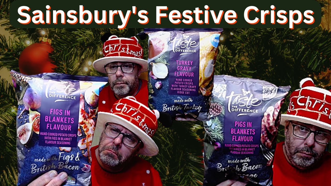 SAINSBURY'S | FESTIVE CRISPS | FOOD REVIEW - YouTube