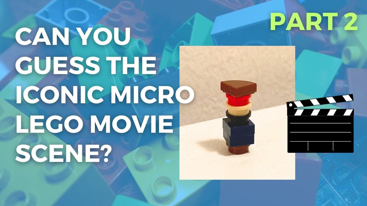 Lego micro builds: Part 2 Iconic movie scenes - YouTube