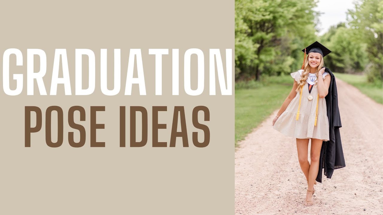 Cap and Gown Poses for Seniors Photography - YouTube