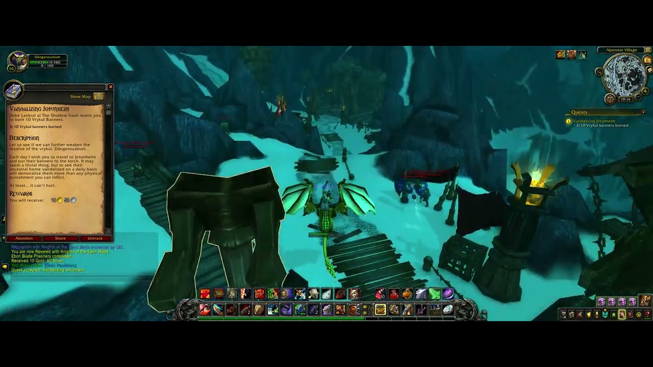 World of Warcraft: Vandalizing Jotunheim - Quest ID 13084 (Gameplay ...