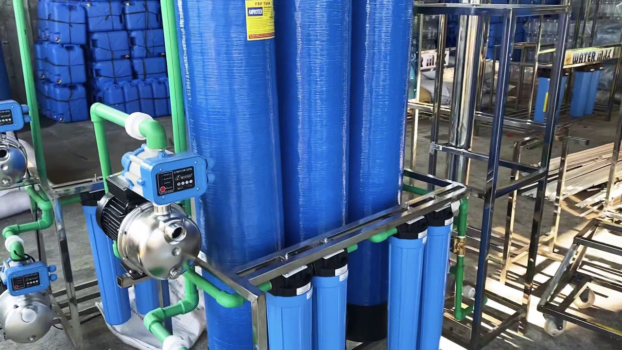 How to back wash water station? By WATERMAX - YouTube